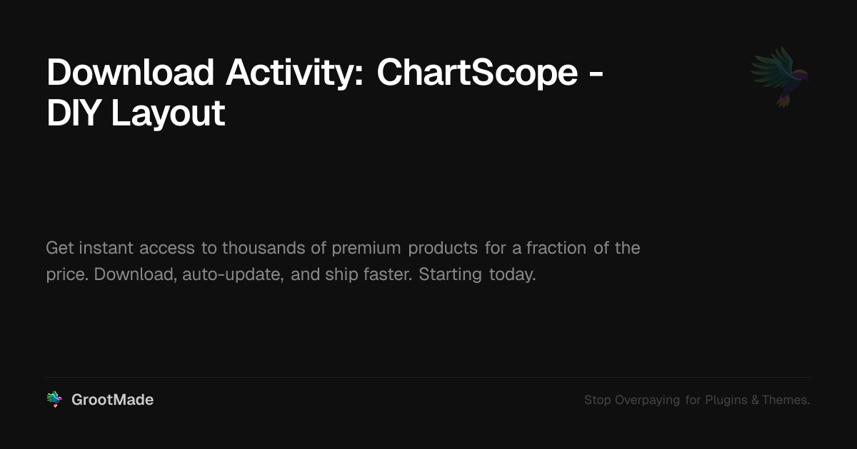 Download Activity: ChartScope - DIY Layout – GrootMade